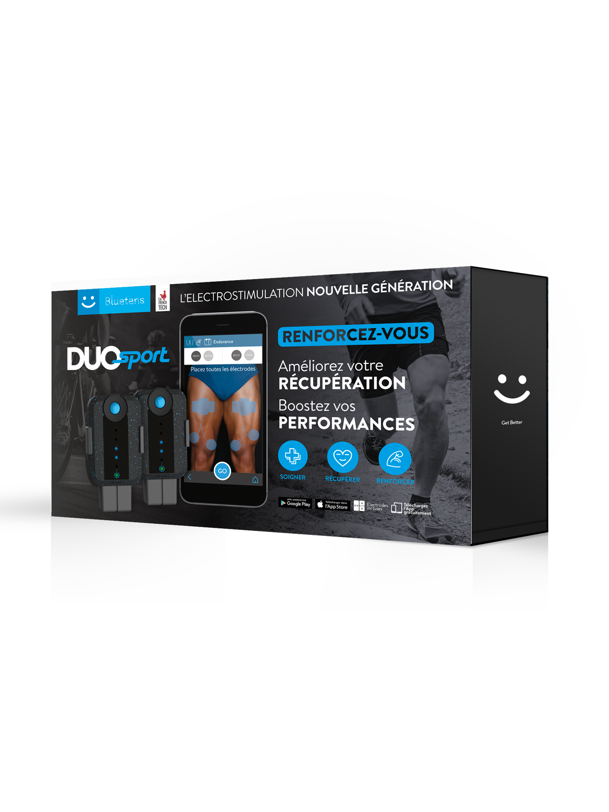 BLUETENS l DUO SPORT ELECTROSTIMULATION– VO2